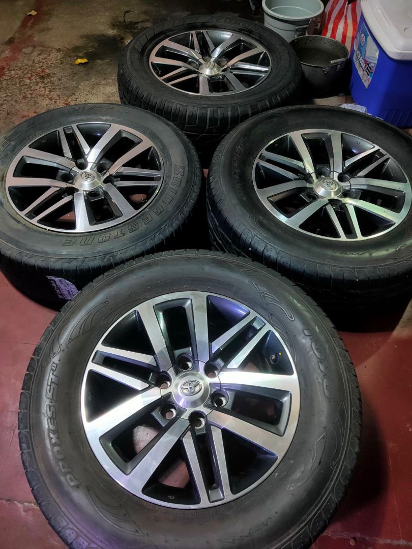 Fortuner/Hi-lux V-variant 18" Mags (With Toyo & Bridgestone dueller ...