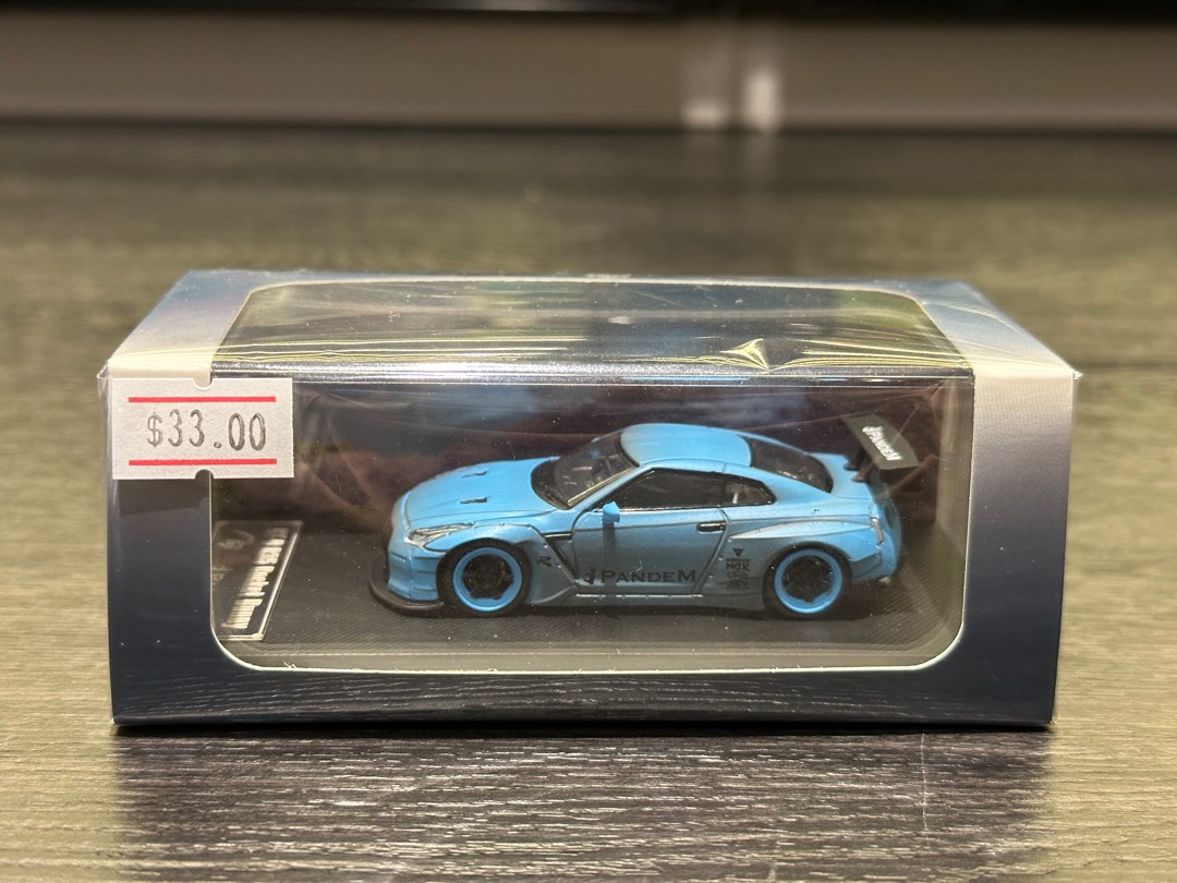 Fuji 1/64 Pandem R35 GTR Rocket Bunny Matt Blue, Hobbies & Toys, Toys ...
