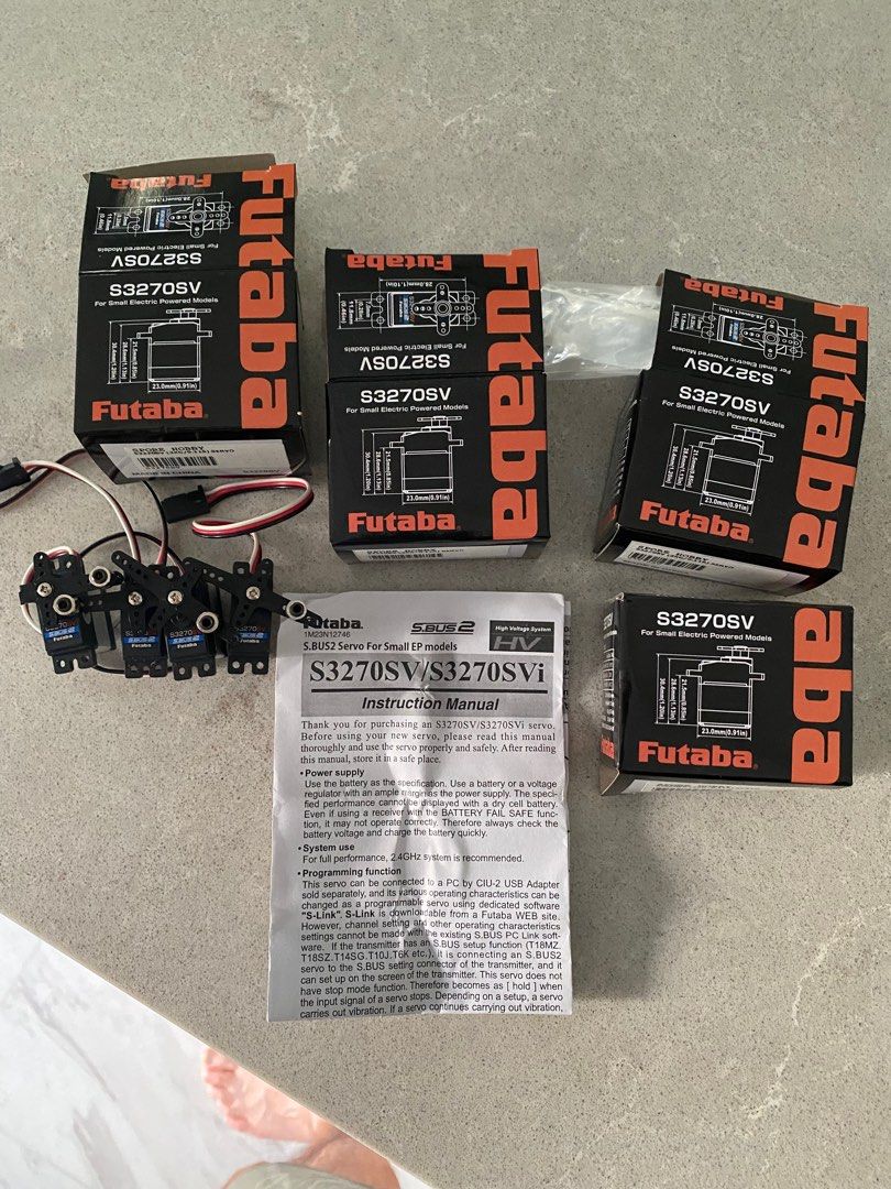 Futaba S3270SV S.Bus2 servos, Hobbies & Toys, Toys & Games on Carousell