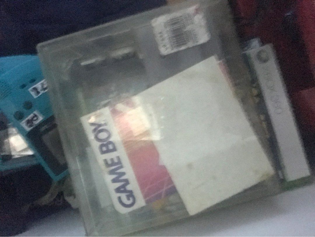 Gameboy - box with liflet 10sgd - 3 consoles : 45 (sound and turn on ...