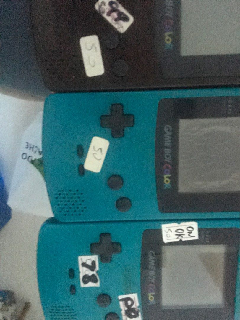 Gameboy - box with liflet 10sgd - 3 consoles : 45 (sound and turn on ...