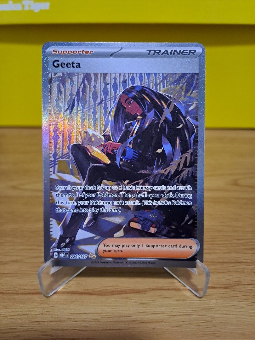 Geeta Trainer OBF Obsidian Flames Pokémon Pokemon Cards, Hobbies & Toys ...