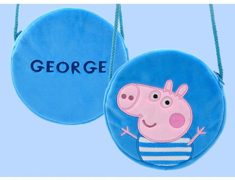 Genuine Authorized Peppa Pig Messenger Bag Children's Plush George ...