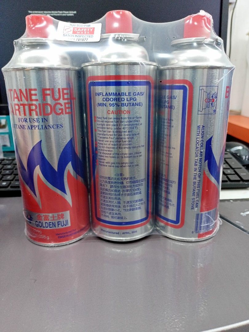 Golden Fuji Butane Gas Cartridge, TV & Home Appliances, Kitchen ...