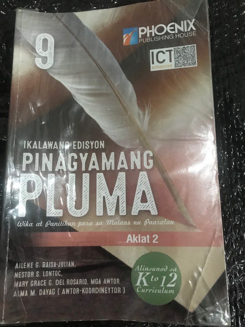 Grade 9 Textbooks - Pinagyamang Pluma 9 Aklat 2 (Copyright 2019 ...