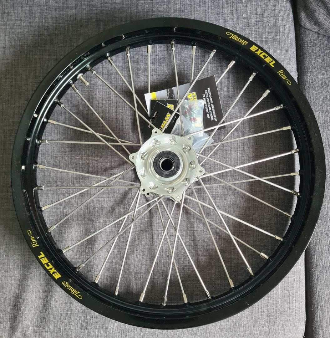 Takasago EXCEL rims for BMW F800GSA, Motorcycles, Motorcycle ...