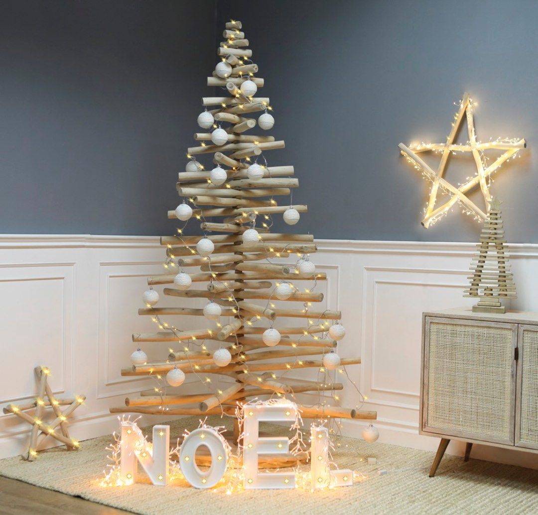 Handmade Bamboo Christmas Tree, Furniture & Home Living, Home Decor ...