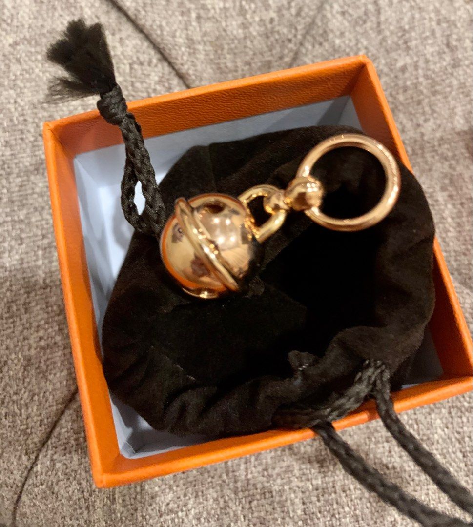 Hermes Grelot Bell Twilly Ring New, Luxury, Accessories on Carousell