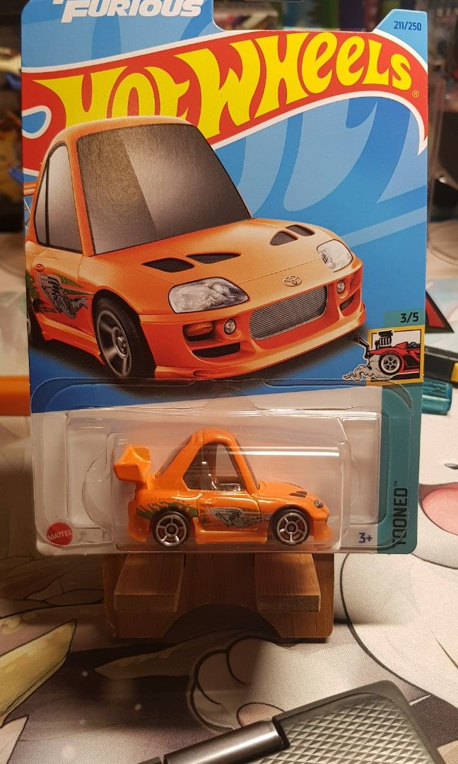 Hotwheels Tooned Toyota Supra Mainline, Hobbies & Toys, Toys & Games on ...