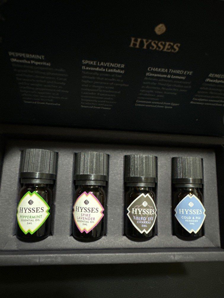 Hysses Essential Oil, Furniture & Home Living, Home Fragrance on Carousell