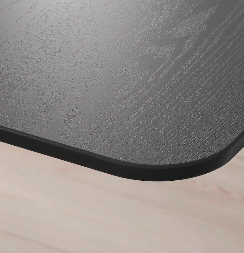 Ikea Bekant black right corner desk, Furniture & Home Living, Furniture ...