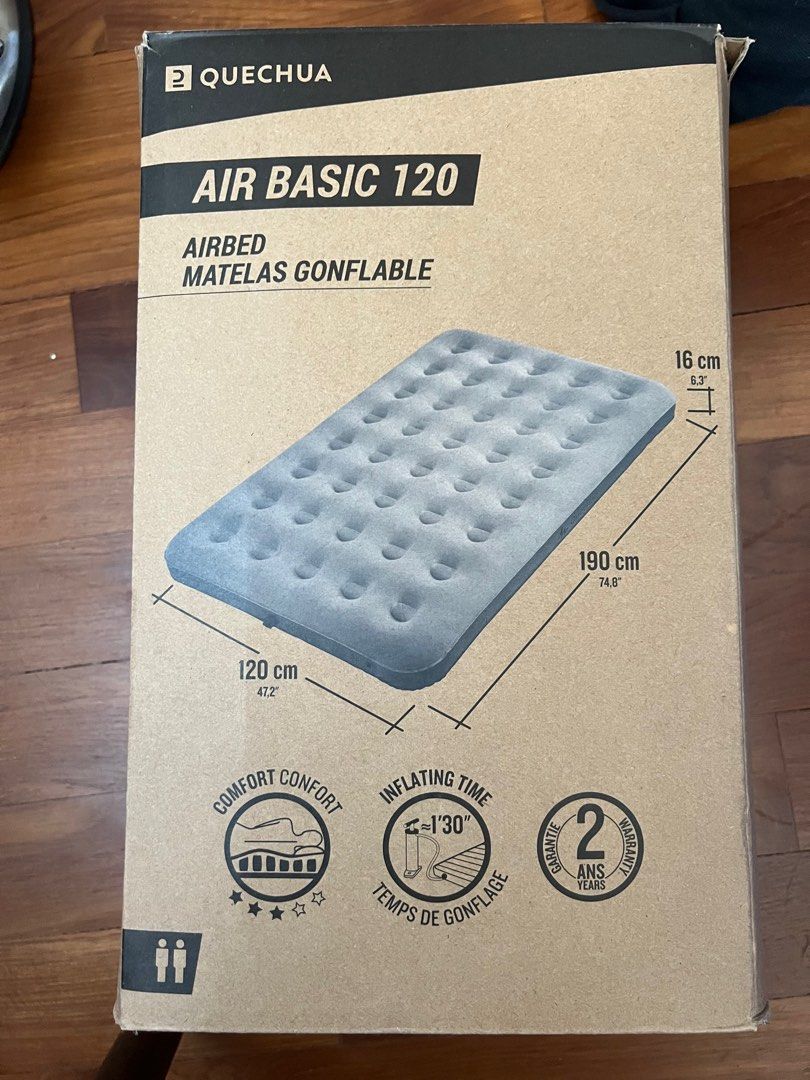 IKEA Inflatable mattress and pump, Furniture & Home Living, Bedding ...