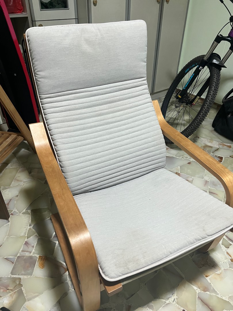 Ikea Poang Armchair, Furniture & Home Living, Furniture, Chairs on ...