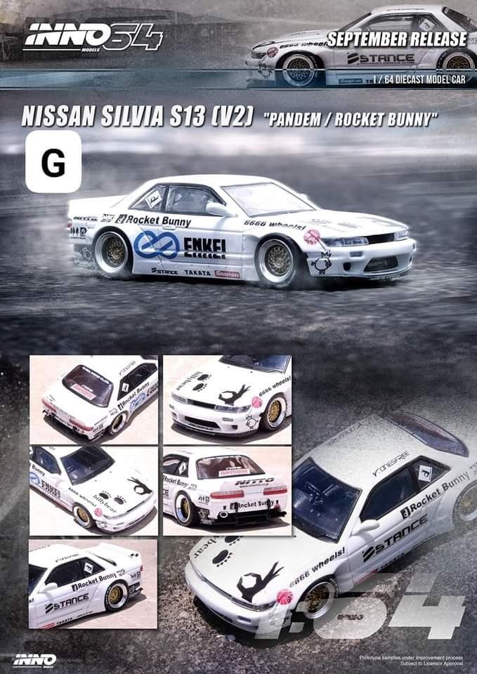 INNO64 9月預訂 #LBWK F40 Red #TOYOTA AE86 Levin "INAZUMA WORX" #TOYOTA ...