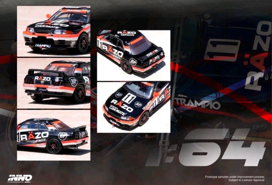 Inno64 Nissan skyline GT-R R32 Razo Trampio, Hobbies & Toys, Toys ...