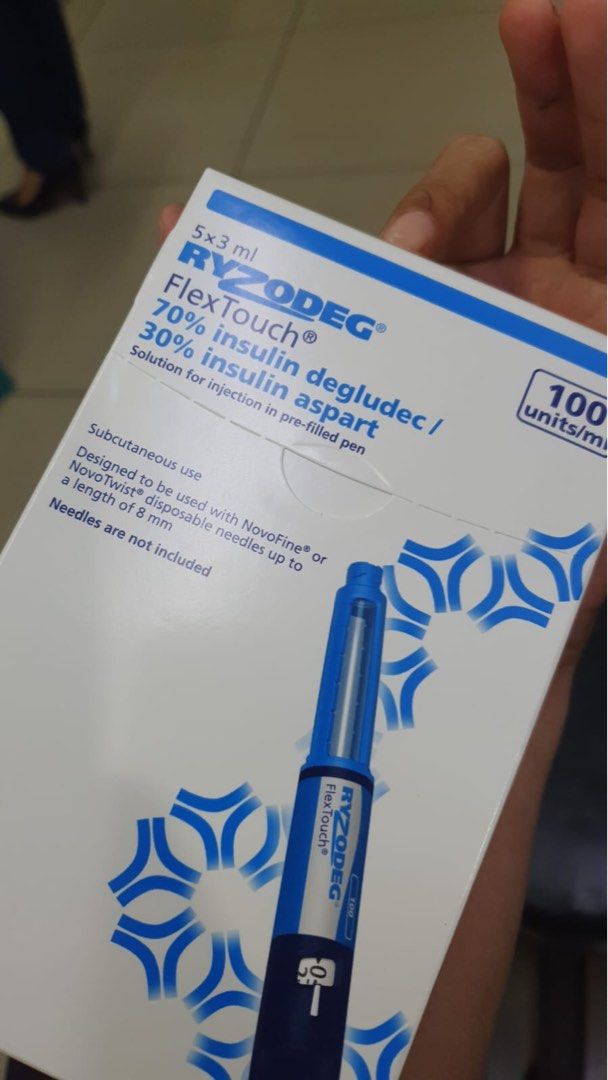 Insuline ryzodeg flex touch, Kesehatan & Kecantikan, Parfum, Kuku ...