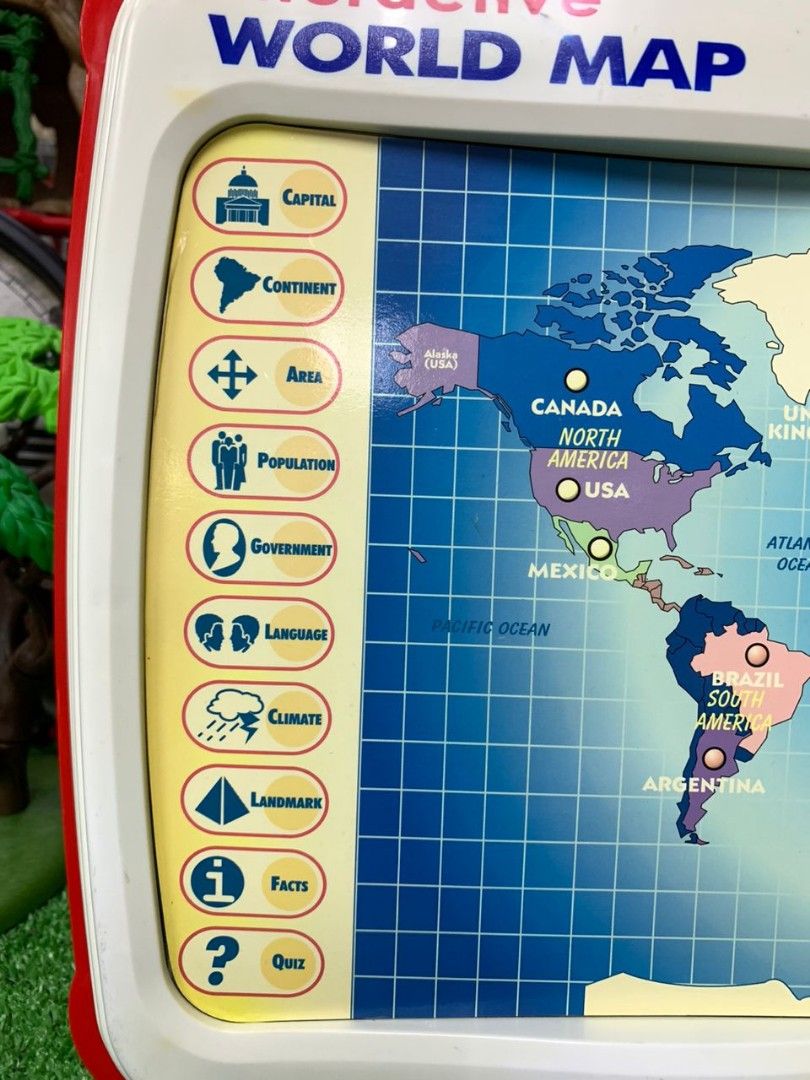 Interactive World Map, Hobbies & Toys, Toys & Games on Carousell