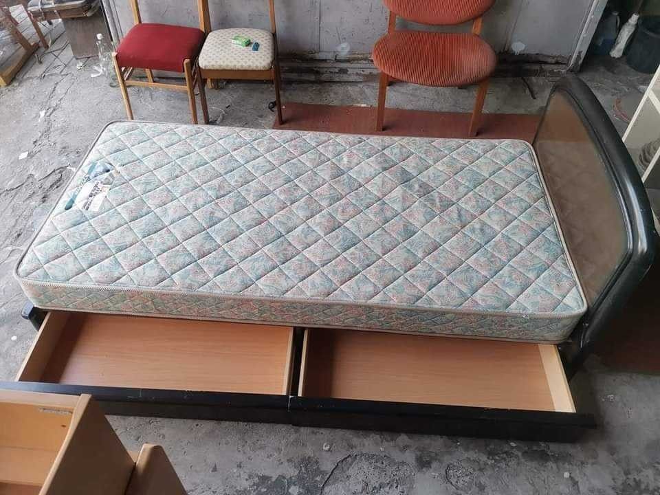 Japan Solid wood single size bedset with drawers, Furniture & Home ...