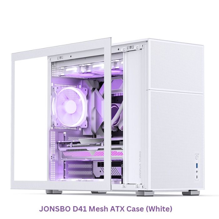 JONSBO D41 MESH ATX Case / D41 STD ATX Case, Type C, No fans [2 Color ...