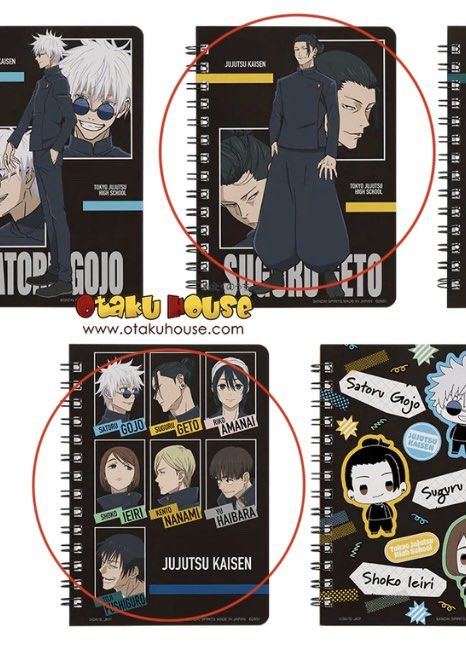 Jujutsu Kaisen (JJK) Notebook, Hobbies & Toys, Toys & Games on Carousell