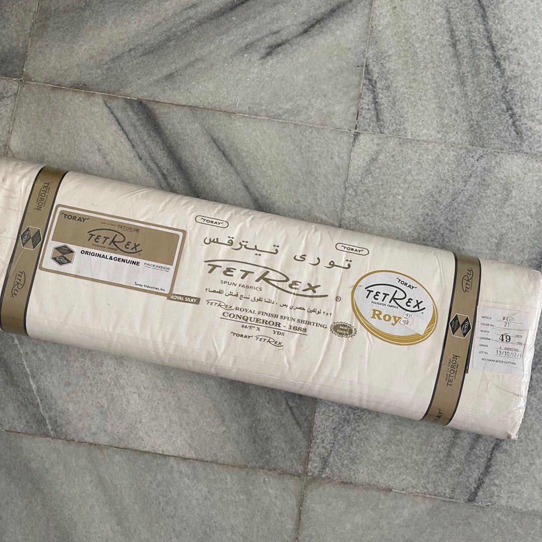 Kain Tetrex White (putih) 49yds, Desain & Kerajinan Tangan, Lainnya di ...