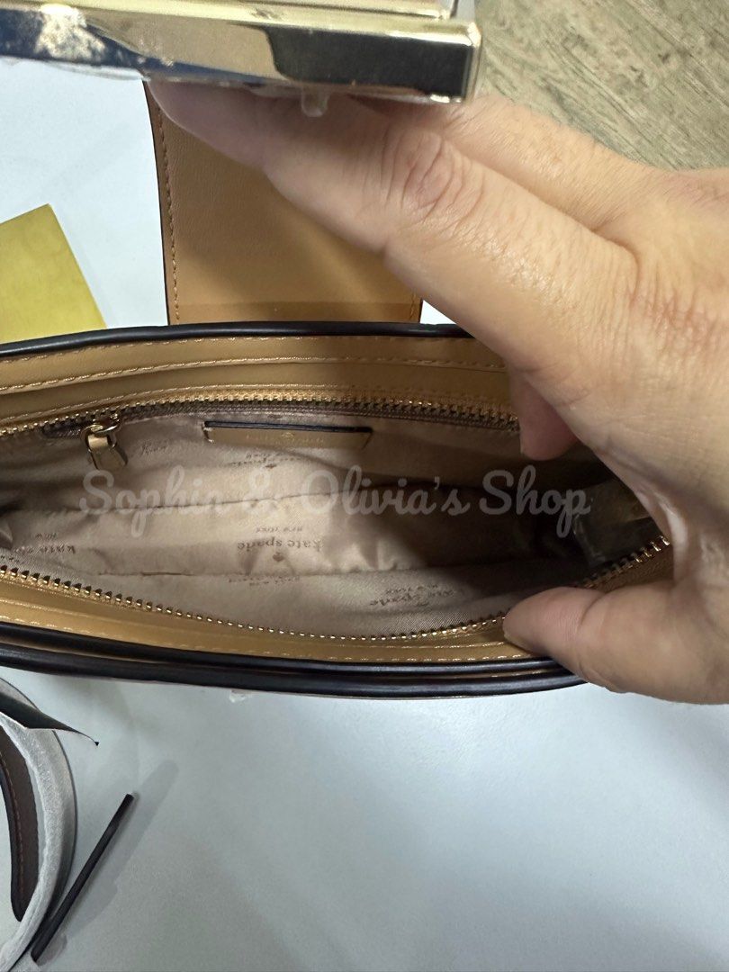 Kate Spade Reagan Small Shoulder/Kili kili Bag in Tiramisu on Carousell