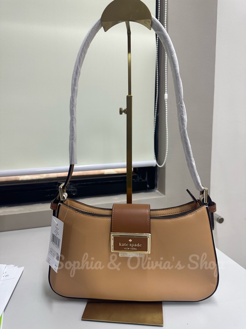 Kate Spade Reagan Small Shoulder/Kili kili Bag in Tiramisu on Carousell