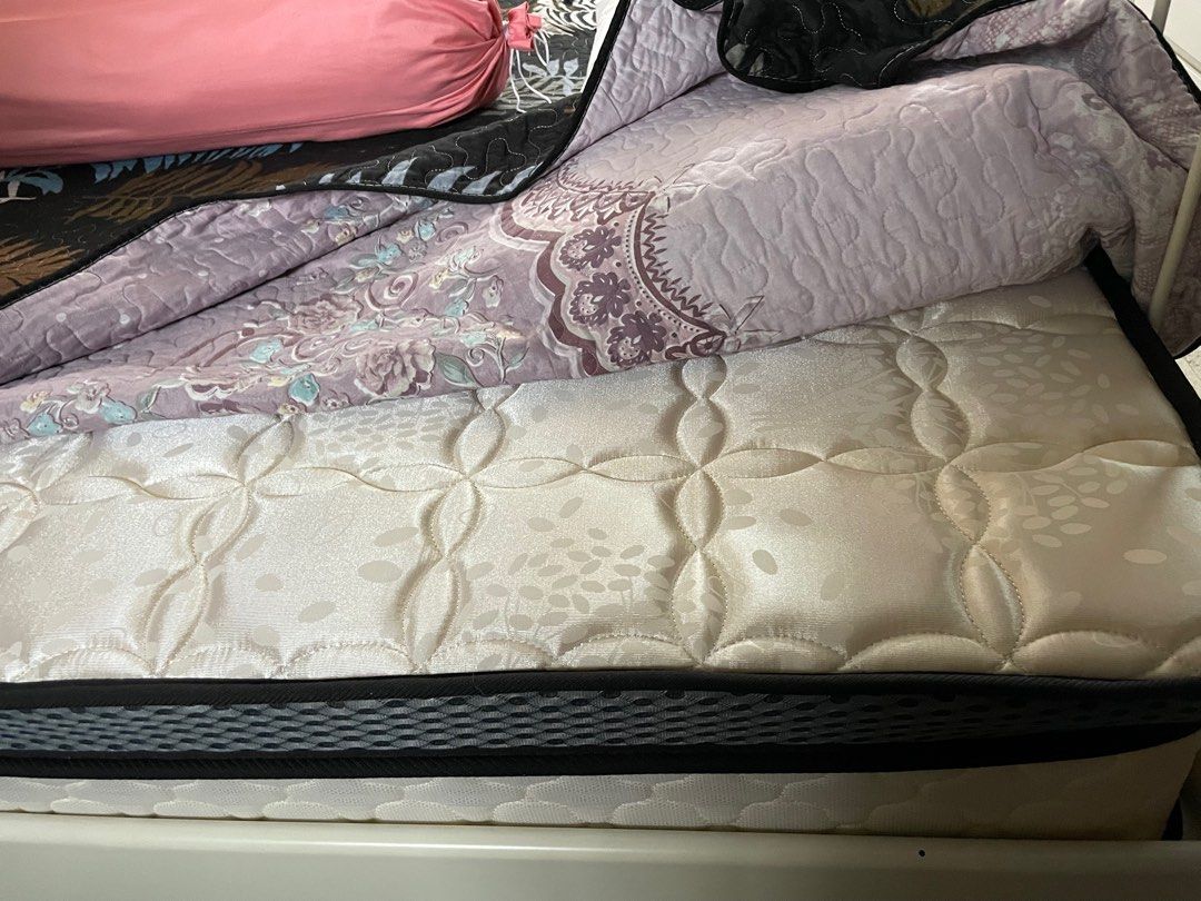 Katil Ikea LEIRVIK Queen size, Furniture & Home Living, Furniture, Bed ...