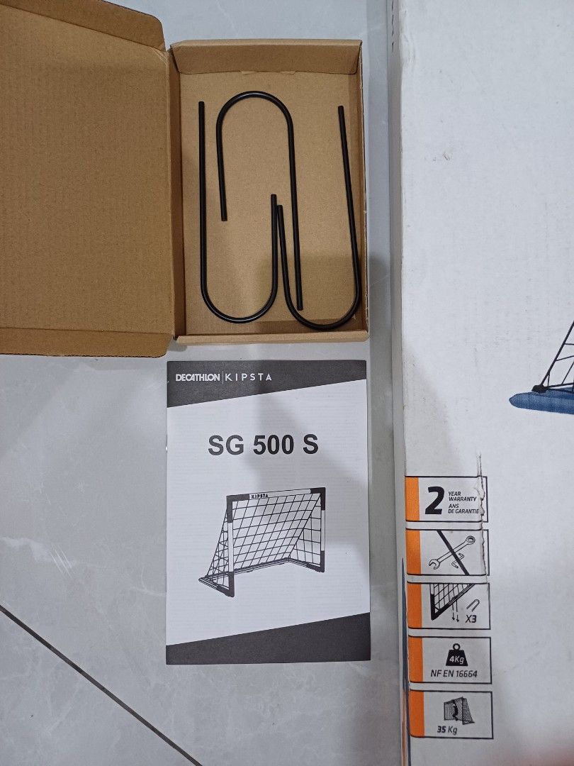 KIPSTA Football Soccer Goal Steel SG500 Size S, Sports Equipment ...