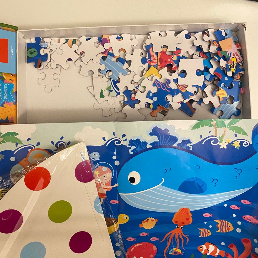 KKV 100 pieces puzzle untuk anak 5 tahun, Buku & Alat Tulis, Majalah ...