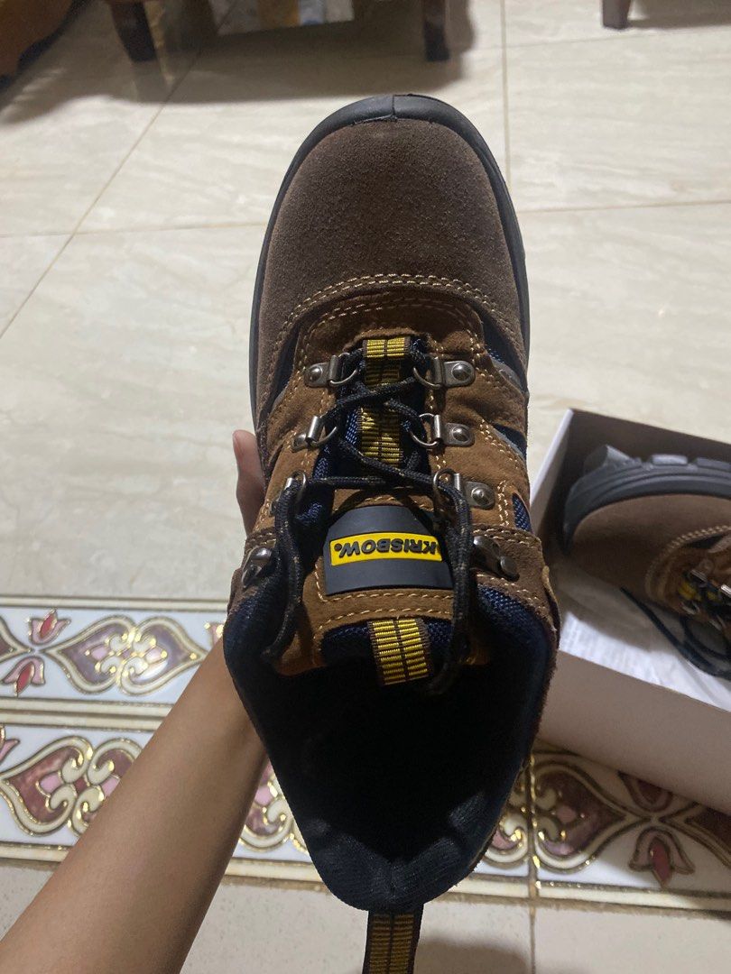 Krisbow Safety Shoes Prince 4 (ace hardware), Fesyen Pria, Sepatu ...