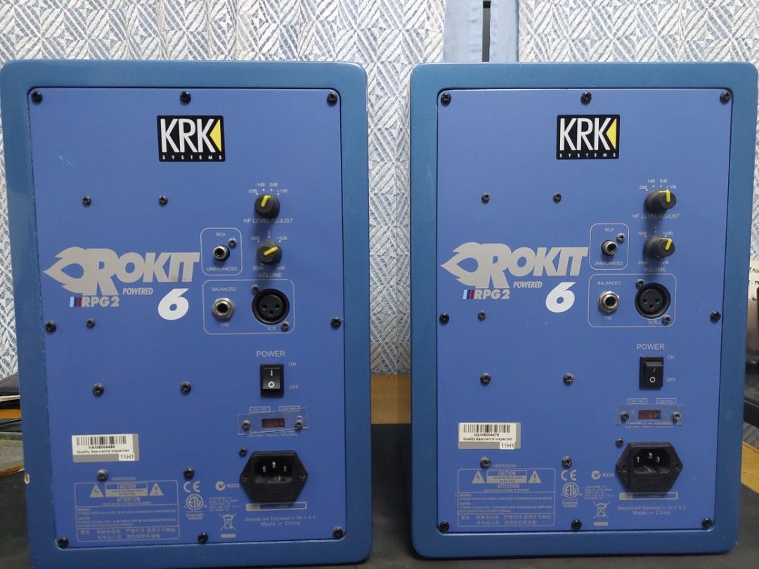 KRK Rokit 6 Limited Edition Blue, Audio, Soundbars, Speakers ...
