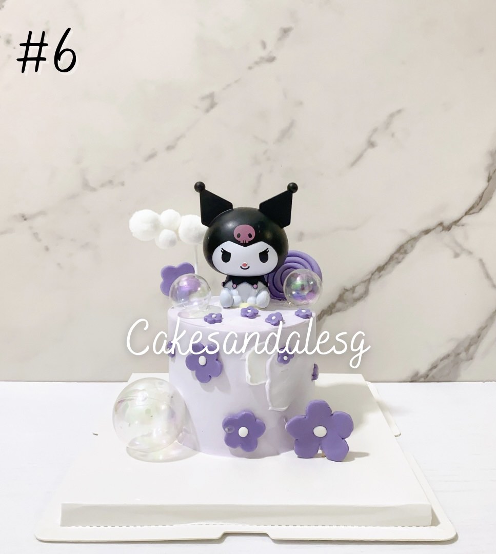 Kuromi Cake [ Design #6 ], Food & Drinks, Homemade Bakes on Carousell
