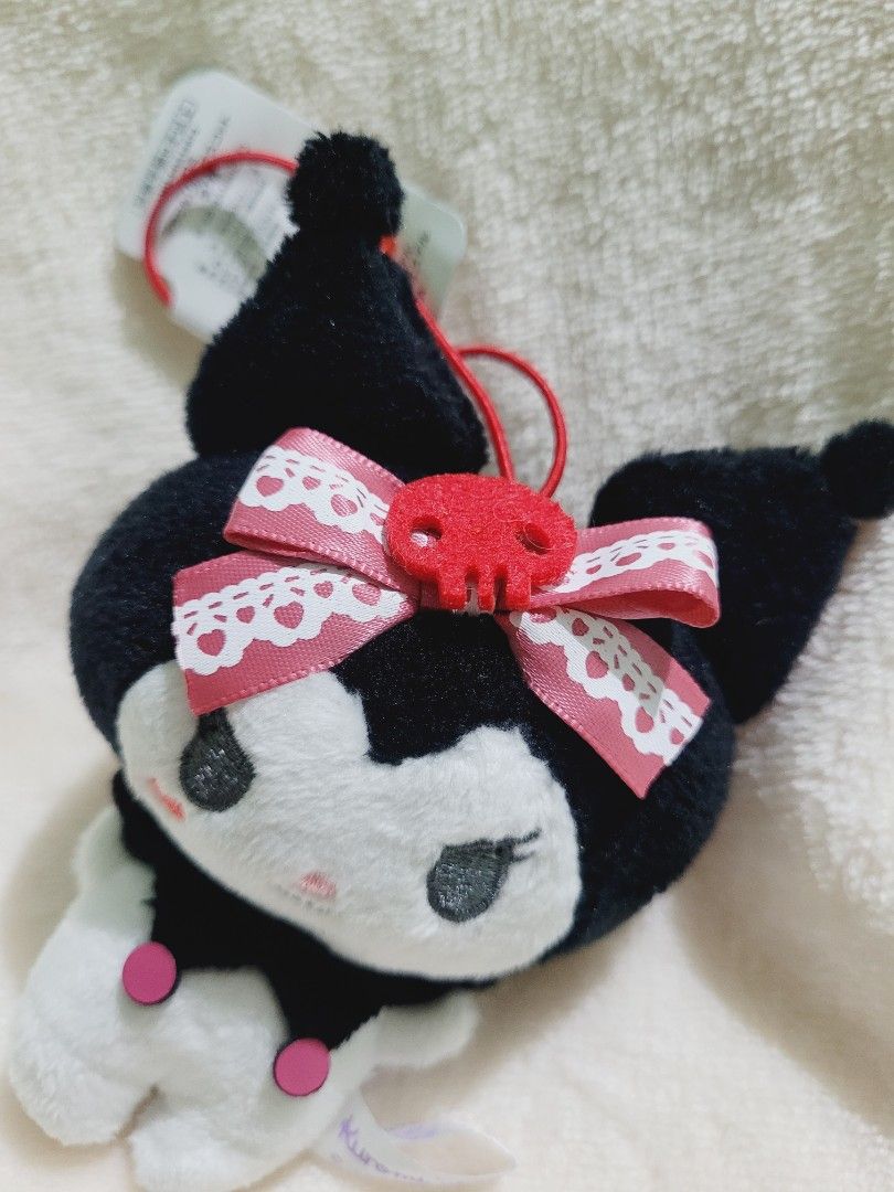 Kuromi Red Plush Charm (Sanrio), Hobbies & Toys, Toys & Games on Carousell