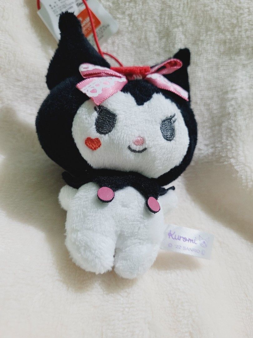 Kuromi Red Plush Charm (Sanrio), Hobbies & Toys, Toys & Games on Carousell
