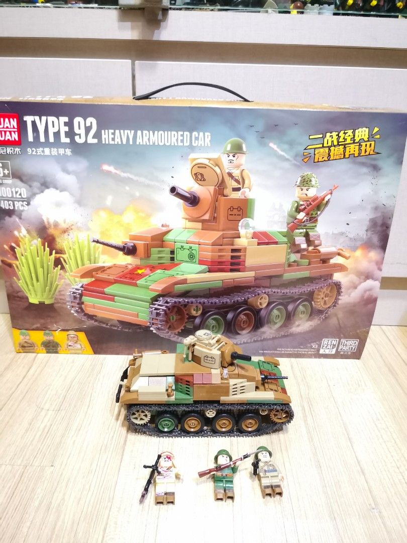 Lego/Brick WW2 Japanese Tank (The set I displayed is my own), Hobbies ...