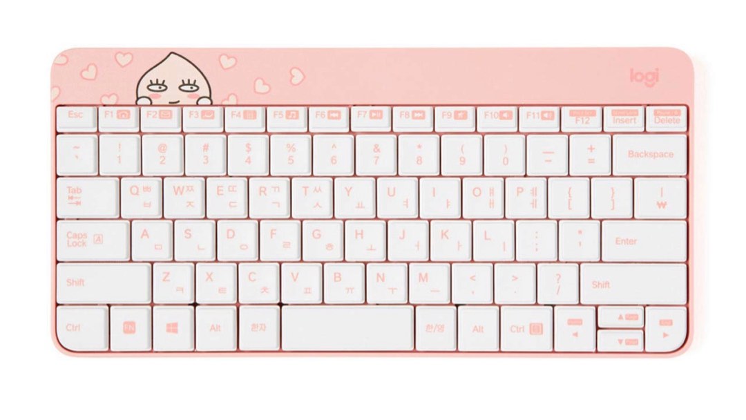 Logitech Apeach English/Korean Wireless Keyboard, Computers & Tech ...