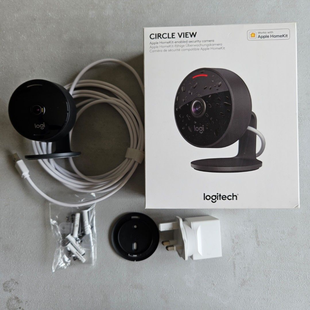 Logitech Circle View Camera (HomeKit, with Warranty till 12 March 2024 ...