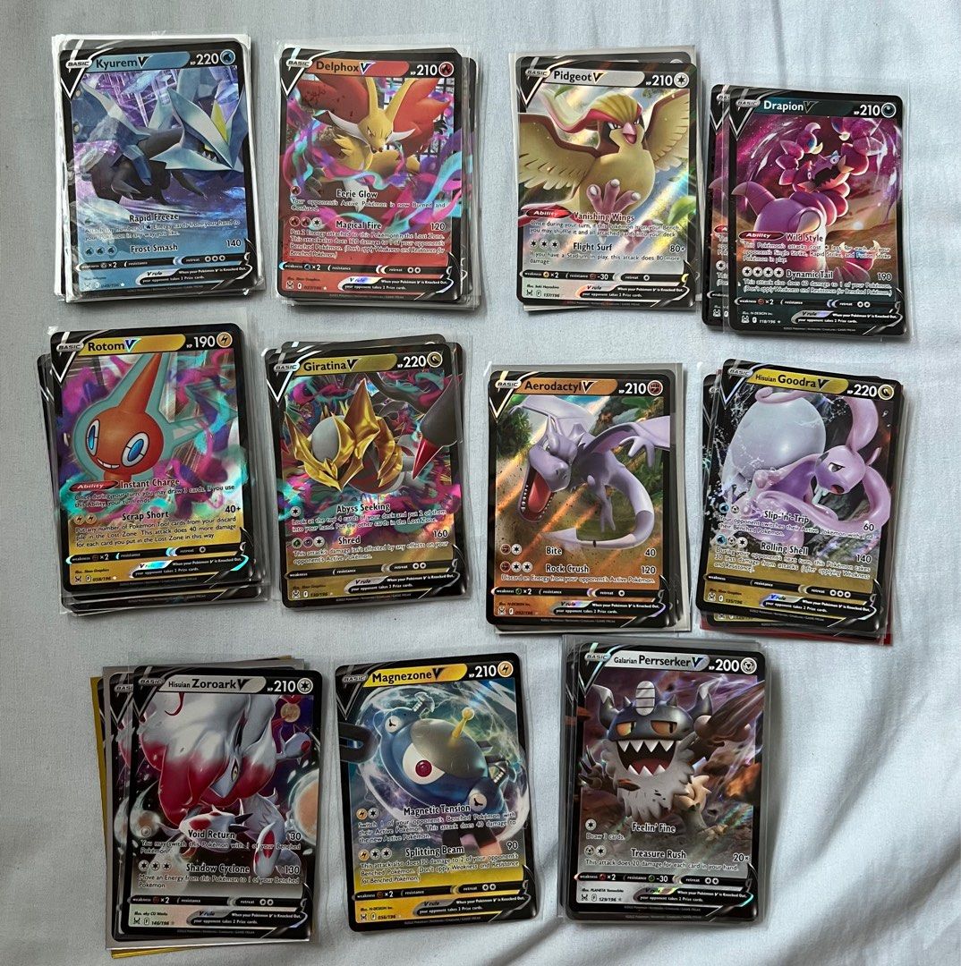 LOST ORIGIN TRAINER GALLERY V VSTAR VMAX CHARIZARD SNORLAX PLAYABLES ...