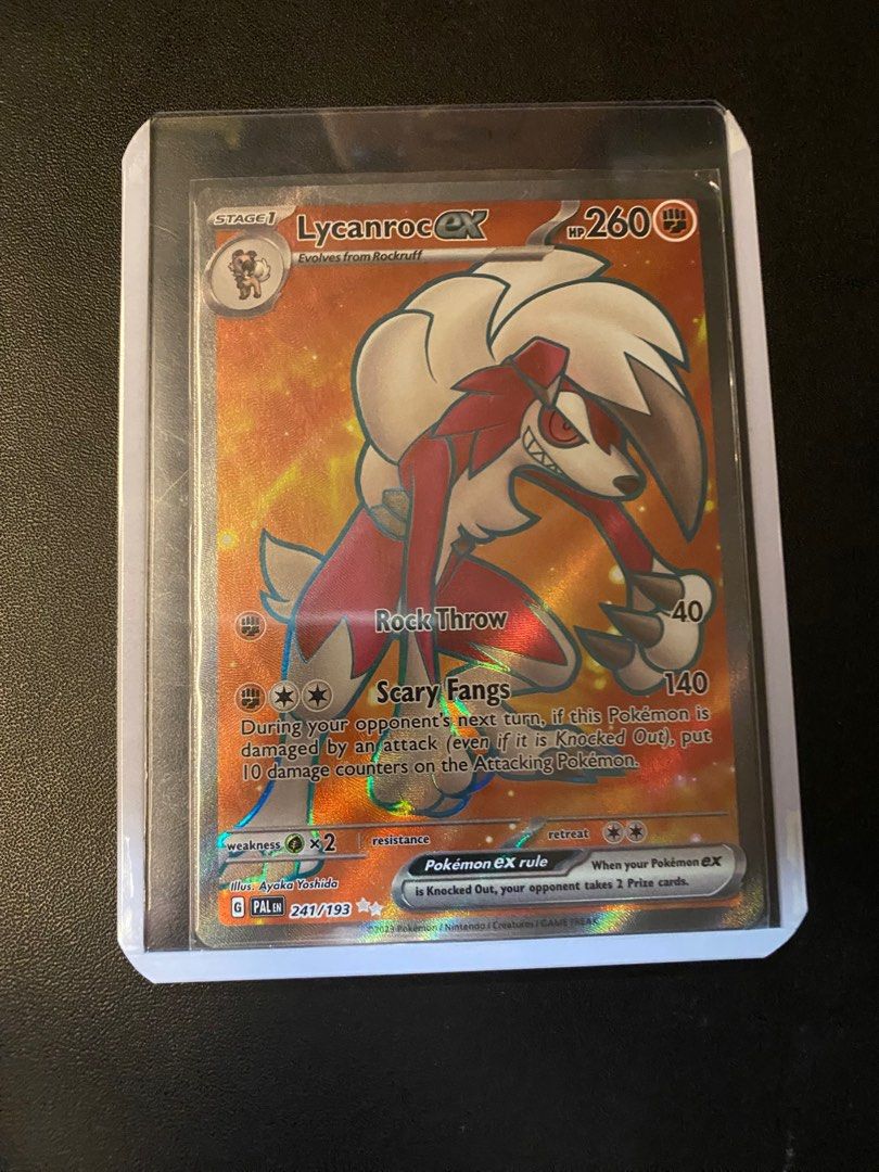 LYCANROC EX, Hobbies & Toys, Toys & Games on Carousell