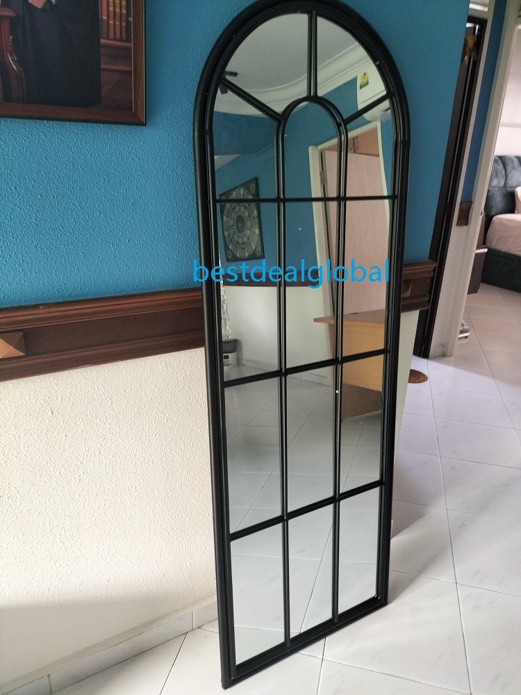 M003 Industrial Window grill Mirror Black Video, Furniture & Home ...