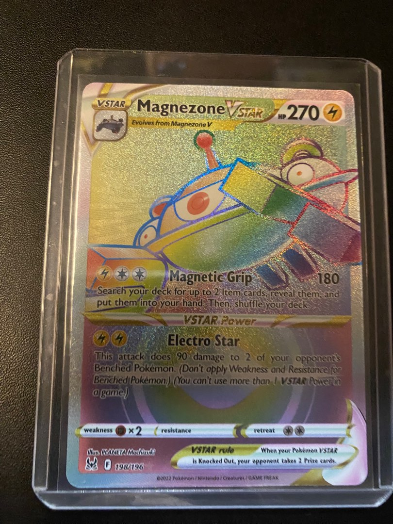 MAGNEZONE VSTAR (RAINBOW), Hobbies & Toys, Toys & Games on Carousell