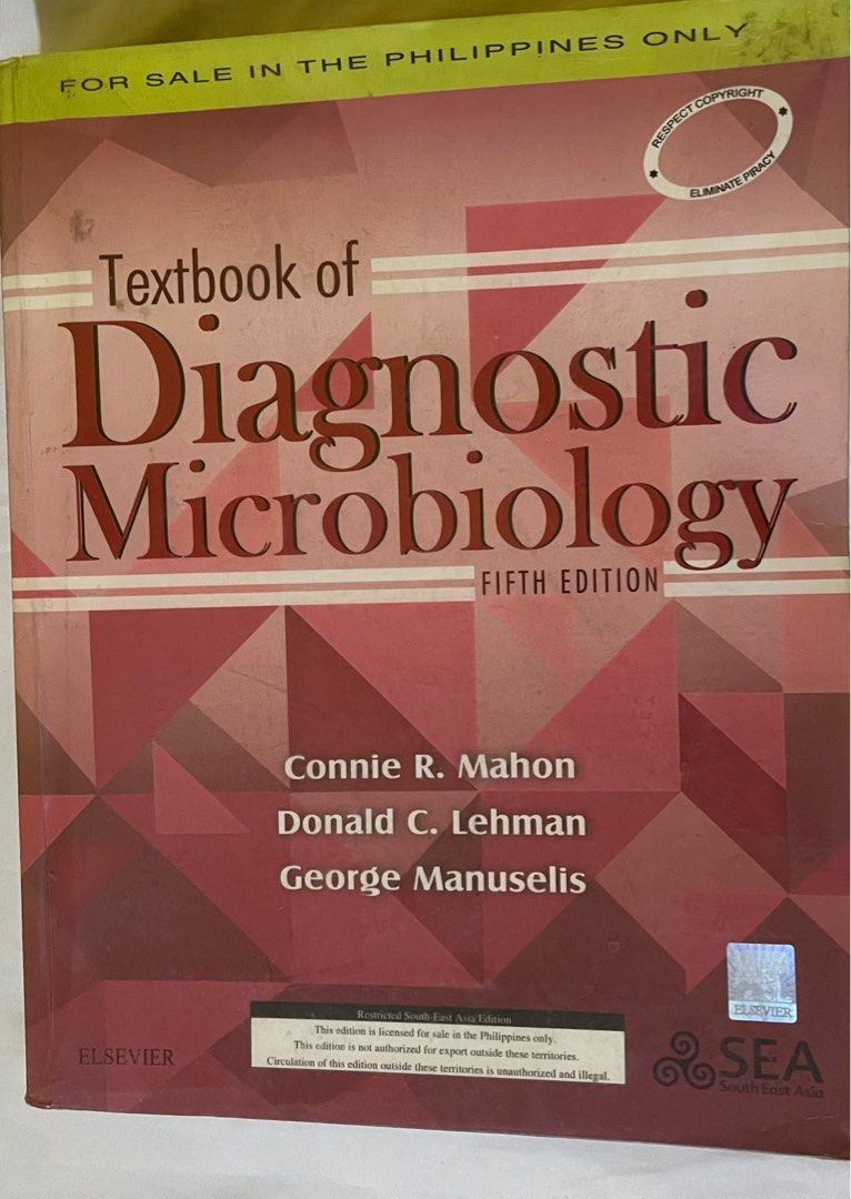 Mahon Textbook of Diagnostic Microbiology 5th ed, Hobbies & Toys, Books & Magazines, Textbooks ...