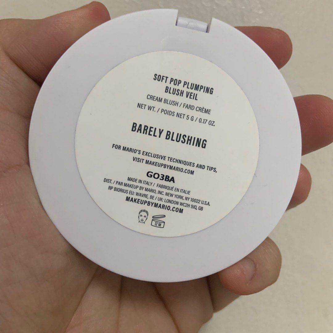 Makeup By Mario Soft Pop Plumping Blush Veil in Barely Blushing on ...