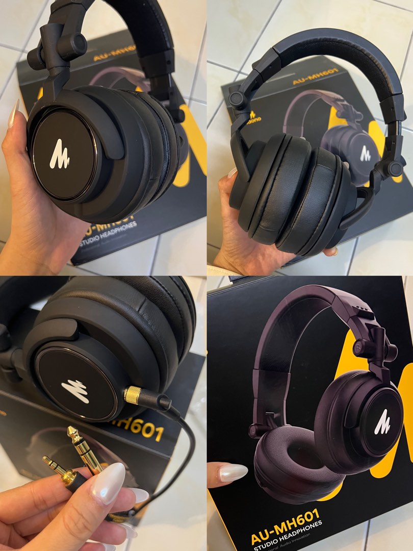 Maono AU-MH601 studio headphones, Audio, Headphones & Headsets on Carousell