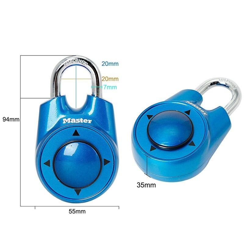 Master Keyless Lock Portable Combination Directional Password Padlock ...