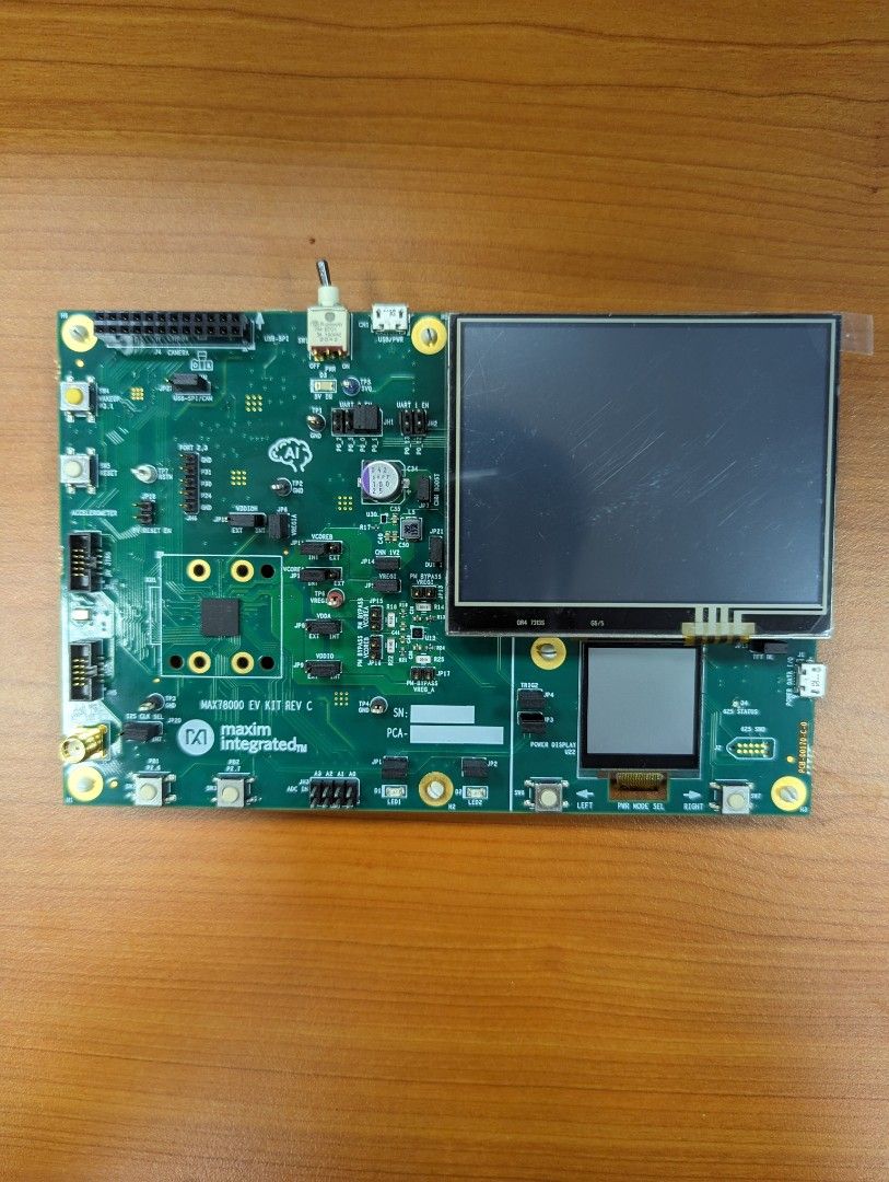 MAX78000 Evaluation Kit Embedded AI Dev Kit, Computers & Tech, Parts ...