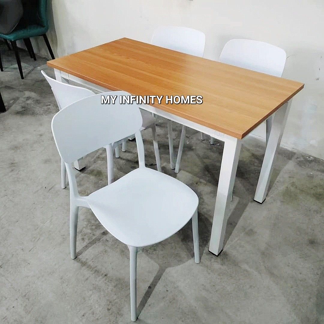 (2.3CM TEBAL PAPAN MEJA) Meja Makan Meja Kafe Meja Restoran Cafe Tables ...