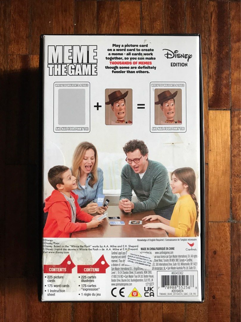 Meme the Game - Disney Edition on Carousell