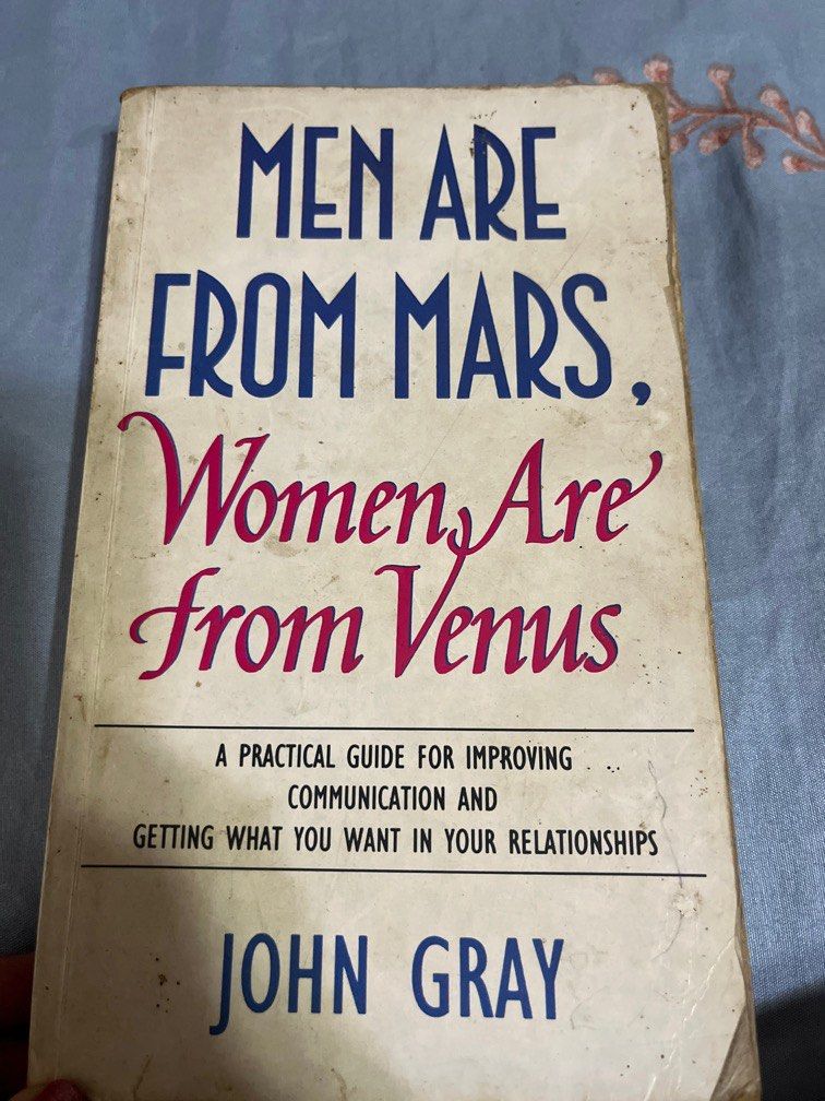 Men are from Mars. Women are from Venus. John Gray., Hobbies & Toys, Books & Magazines, Fiction ...